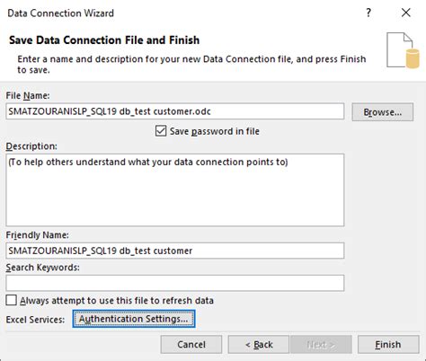 Πώς συνδέουμε ένα Microsoft Excel με τον Sql Server Dataplatformgr