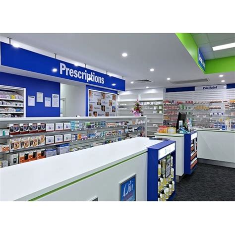 Pharmacy Decoration Display Counter Retail Pharmacy Design For Sale