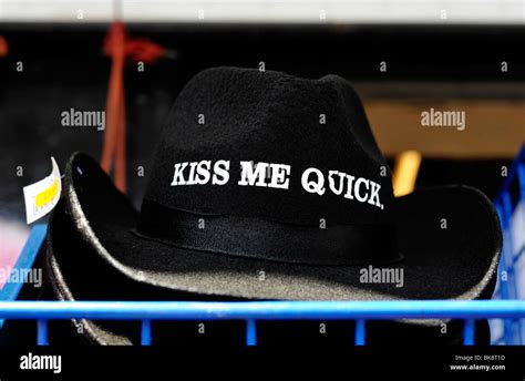 Kiss Me Quick Traditional Hat For Sale At The Seasideengland Stock