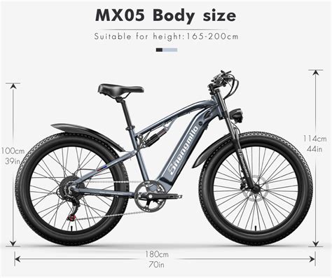 170€ Sur Velo électrique Shengmilo Mx05 Gris 26 Pouces Vtt électrique
