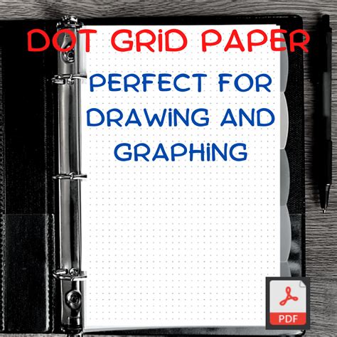 Grid Dot Graph Paper Printable Bullet Journal Paper Print At Home Dot Paper Etsy