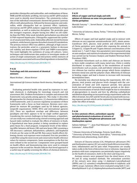 Pdf Toxicology And Risk Assessment Of Chemical Mixtures Dokumen Tips