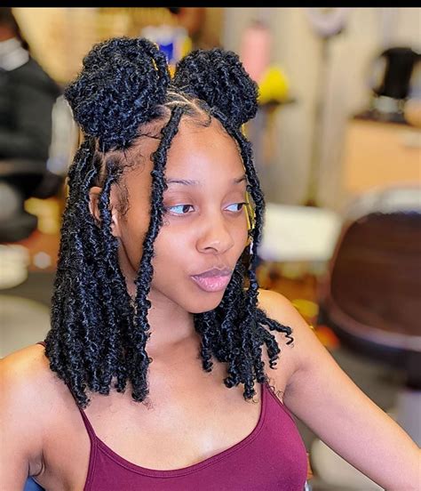 Butterfly Locs Distressed Bob Locs Cool Braid Hairstyles Faux Locs