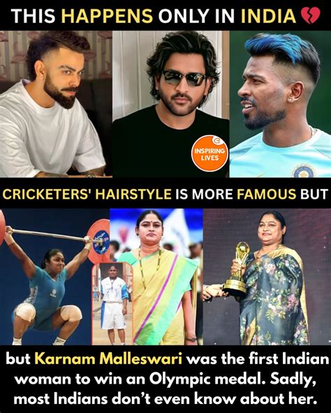 Inspiring Lives Karnam Malleswari From Andhra Pradesh Facebook