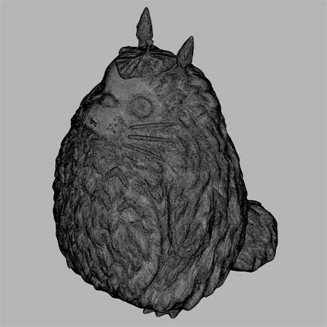 Hairy Totoro 3d Printing Model Stl