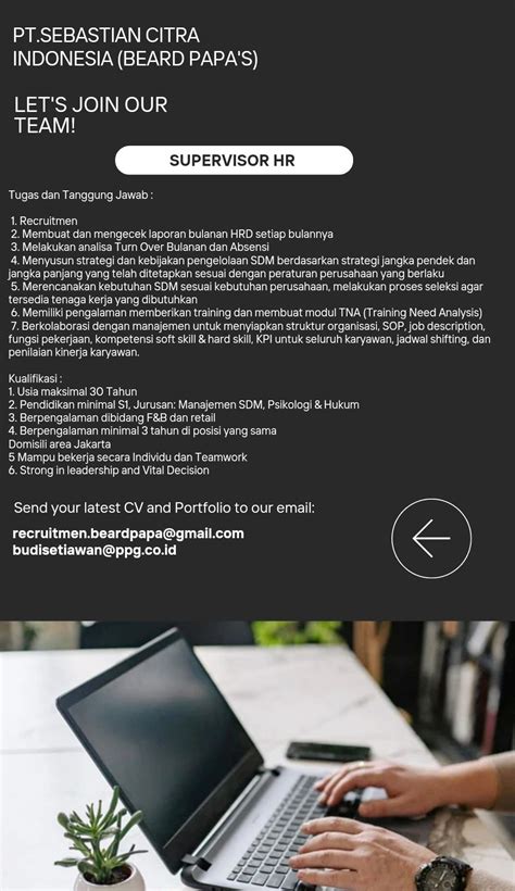 Budi Setiawan On Linkedin Lowongan Kerja Hrd