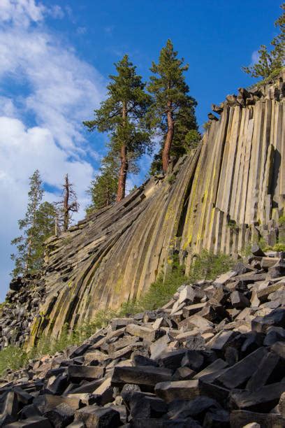100 Devils Postpile National Monument Foto Foto Stok Potret And Gambar
