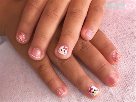 40 مدل ناخن دخترانه بچه گانه ساده و شیک جدید