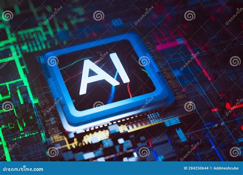 Colorful Hardware Of Generative Artificial Intelligence That Creates