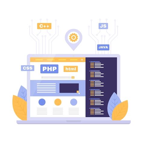 Premium Vector App Development Concept