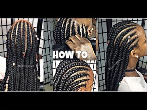 BEGINNERS FEED IN BRAIDS Feed In Braid Jumbo Box Braids Bob Box Braids Styles