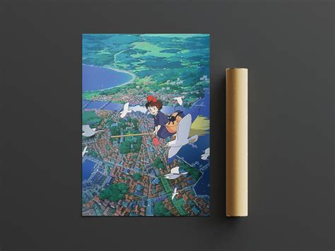 Kiki S Delivery Service Poster Studio Ghibli Poster Etsy Australia