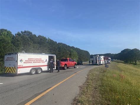 Sampson County Explosion On I 40 Near Newton Grove Ends With Fiery Crash