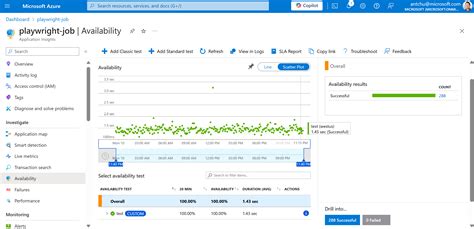 running a playwright scheduled job with azure container apps
