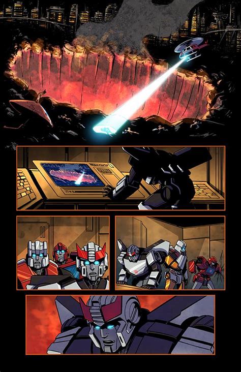 Sneak Peek Dawn Of The Predacus Preview Unlettered Pages Transformers
