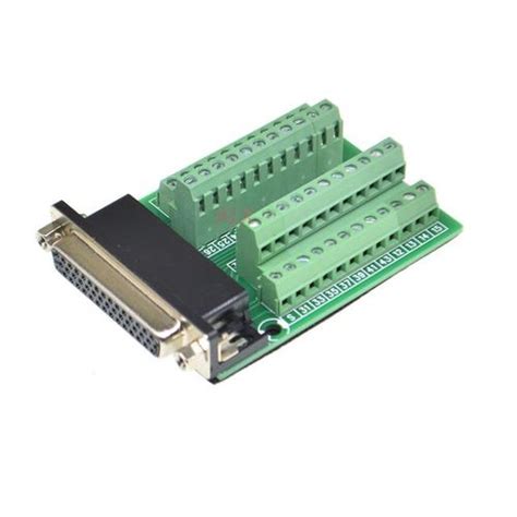 Generic 1pcs Db44 44pin 3 Row Male Female Connector To Terminal Adapter D Sub Converter 44 Pin