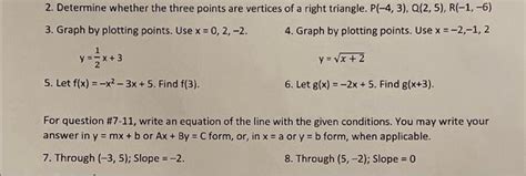 Solved Determine Whether The Three Points Are Vertices Of Chegg