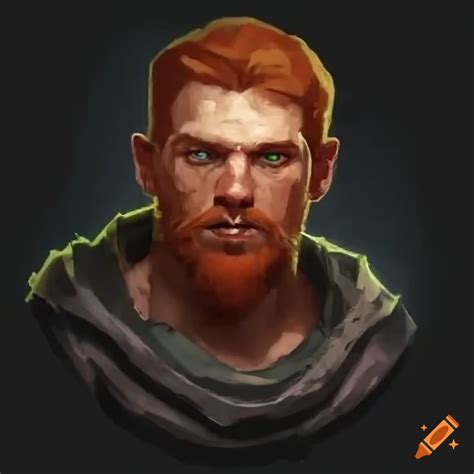 Young Male Ginger Brawler Mage With Magical Abilities In Warhammer