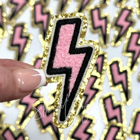 Lightning Bolt Patch Etsy Lightning Bolt Patch Etsy