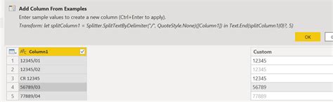 solved extracting numbers from column microsoft fabric community