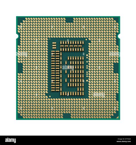 Computer Processor CPU Isolated Stock Photo Alamy