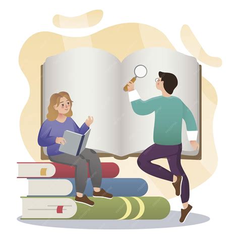 Premium Vector Literature Isolated Flat Style Colored Illustration School