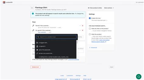 Locksmith Flexible Access Control For Shopify Stores Shopify App Store