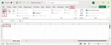 Bulk Modify Azure Boards Work Items With Excel Azure Boards Microsoft Learn