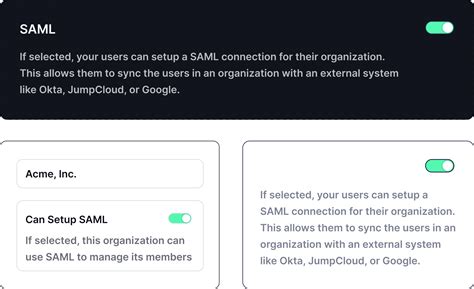 Saml Propelauth Features