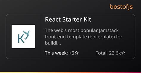 best of js react starter kit
