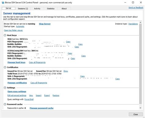 BitVise SFTP Server EugeneChiang
