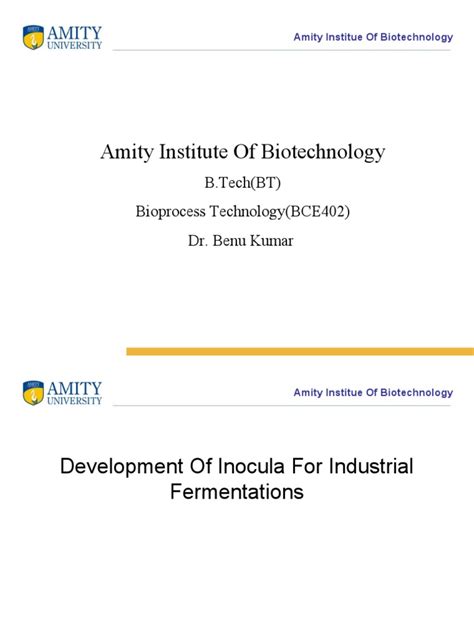 Development Of Inoculum Pdf Yeast Fermentation