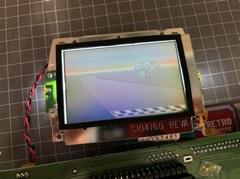 Original Atari Lynx Model 2 Lcd Screen C104160 Rev A Ok Condition