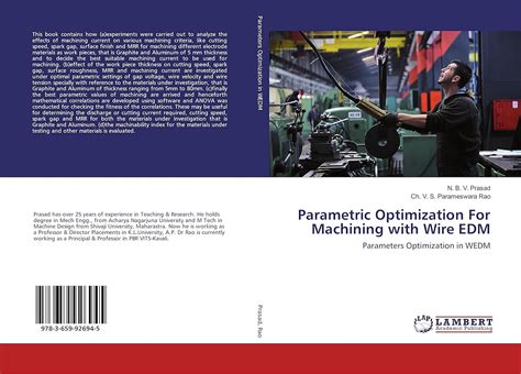 parametric optimization for machining with wire edm parameters