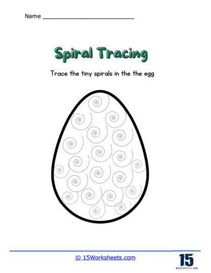 Drawing Spirals Worksheets 15