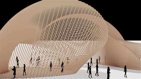 Parametric Arc Pavilion Junelee Architecture