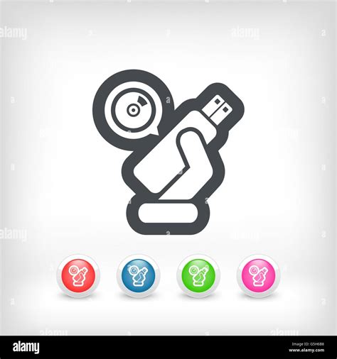 Hand Drive Usb Stock Vector Images Alamy