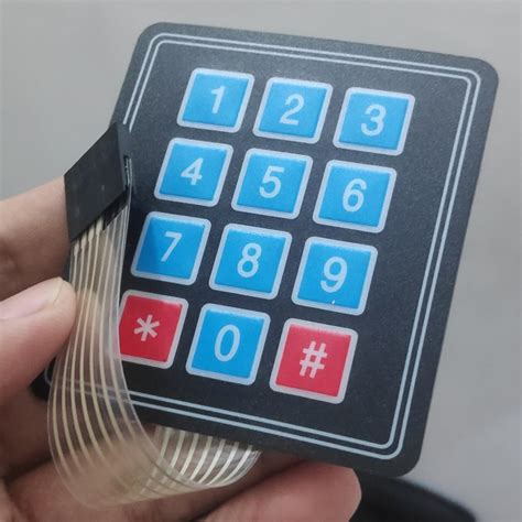 Jual Keypad Membrane Matrix 4x4 Membran Keyboard Matrik 3x4 Keyped