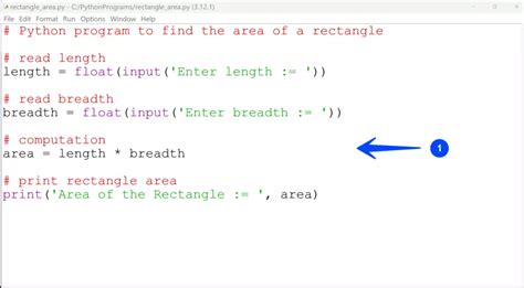 Python Program To Find Area Of A Rectangle Testingdocs