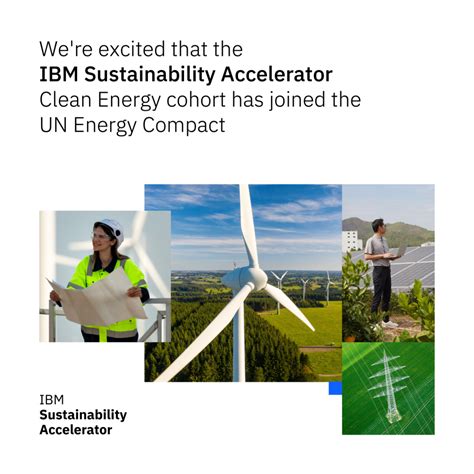 CSRWire IBM Sustainability Accelerator Announces Formation Of UN Energy Compact