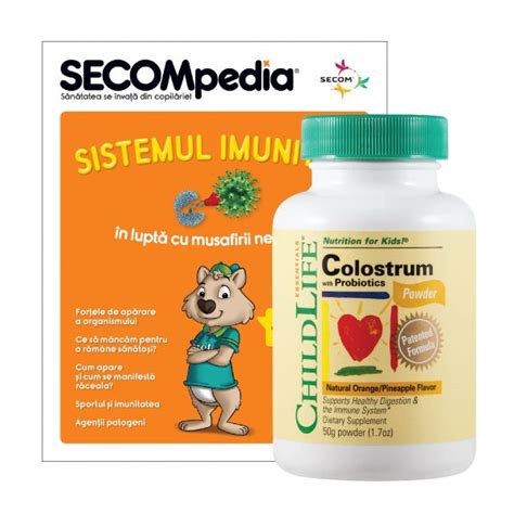 Secom Colostrum Cu Probiotice 50g Erconshop