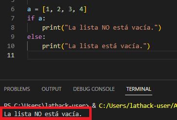 Uso De Condicionales En Python Lathack