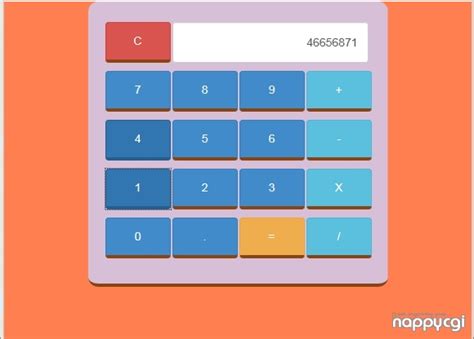 Calculator Using Javascript And Bootstrap Happycgi