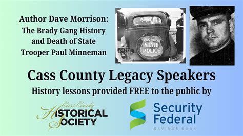 Dave Morrison History Of The Brady Gang And Death Of State Trooper