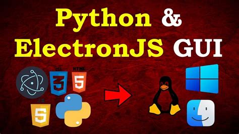 Python And Electronjs Building Desktop Gui Application Python Programming Tutorial Python