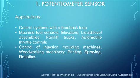 Sensors Potentiometer And Strain Gauge Pdf Physics Science