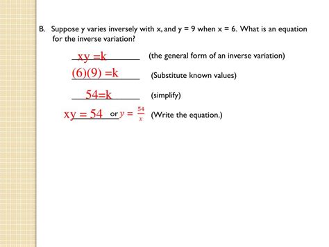 PPT Inverse Variations PowerPoint Presentation Free Download ID 2615276