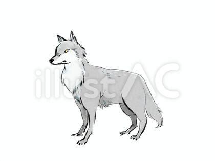 狼イラスト No 25186382｜無料イラスト・フリー素材なら「イラストac」