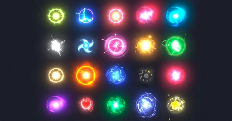 Glowing Orbs Pack Vol 4 Spells Unity Asset Store