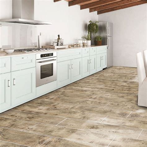 Eden Natural Oak Wood Effect Porcelain Floor Tile